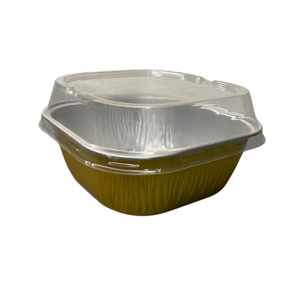 Recipiente Base Metalica Con Tapa – Tienda de Empaques