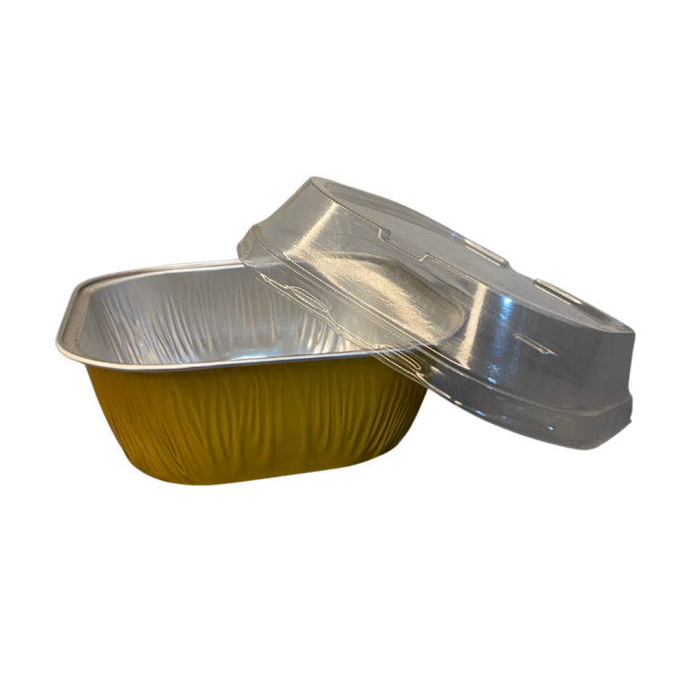 Recipiente Base Metalica Con Tapa – Tienda de Empaques